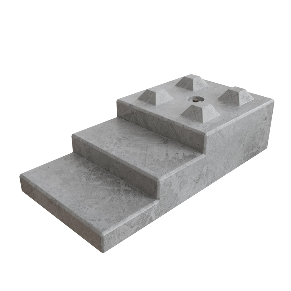 600mm Concrete Interlocking Steps – Wotblock Interlocking Concrete ...