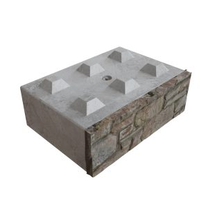 800 x 800mm Stone Face Block Range Concrete Interlocking Blocks ...