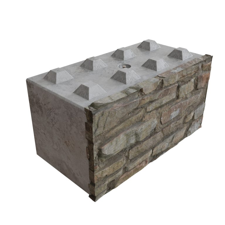 600 x 600mm Stone Face Range Concrete Interlocking Blocks – Wotblock ...
