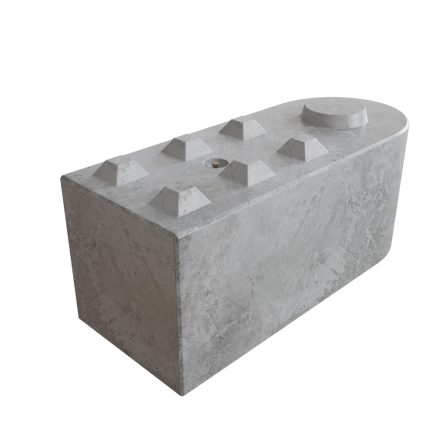 600mm Concrete Interlocking Radius Blocks