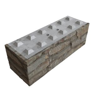 800 x 800mm Stone Face Block Range Concrete Interlocking Blocks ...