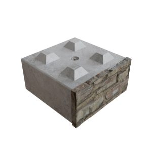 800 x 800mm Stone Face Block Range Concrete Interlocking Blocks ...