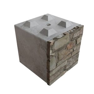 800 x 800mm Stone Face Block Range Concrete Interlocking Blocks ...