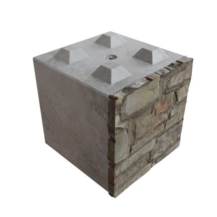 800 x 800mm Stone Face Block Range Concrete Interlocking Blocks ...