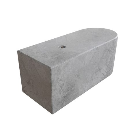 600mm Concrete Interlocking Radius Blocks