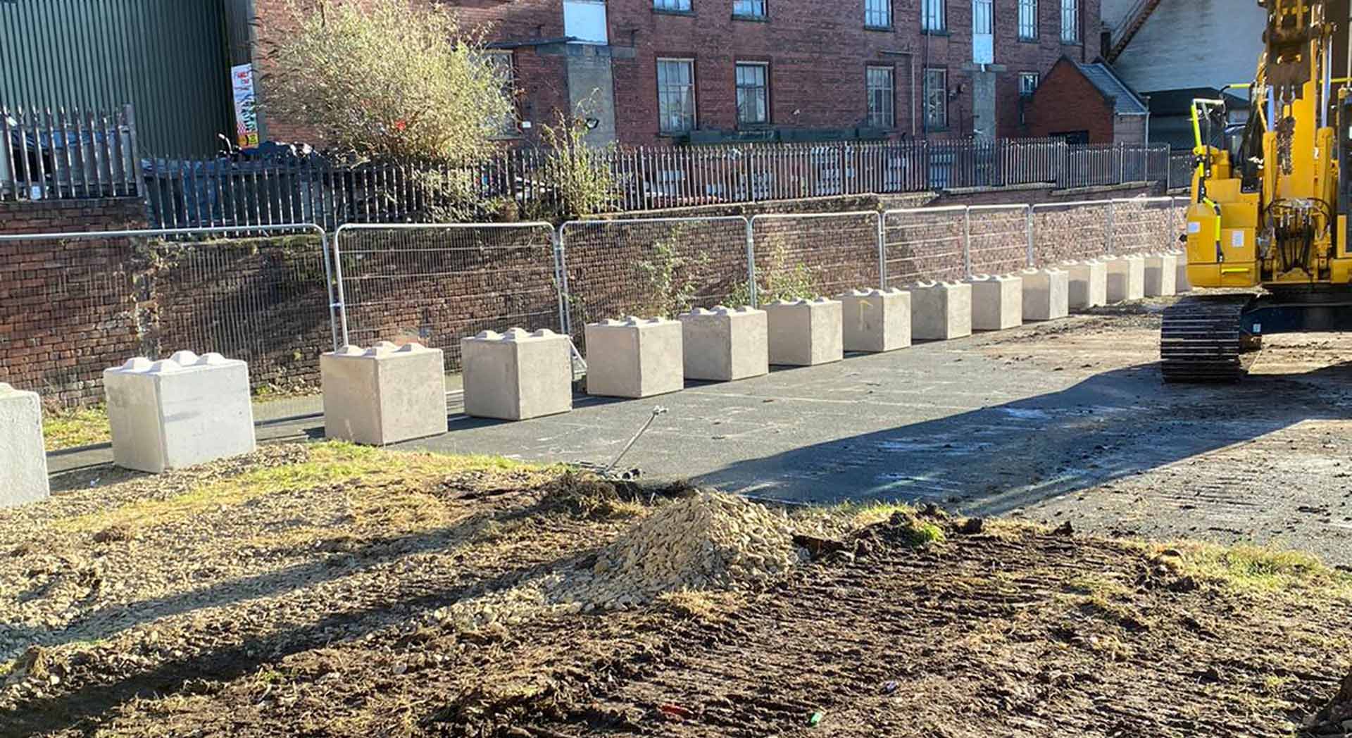 Ballast Counter Weight Hoarding Blocks – Wotblock Interlocking Concrete ...