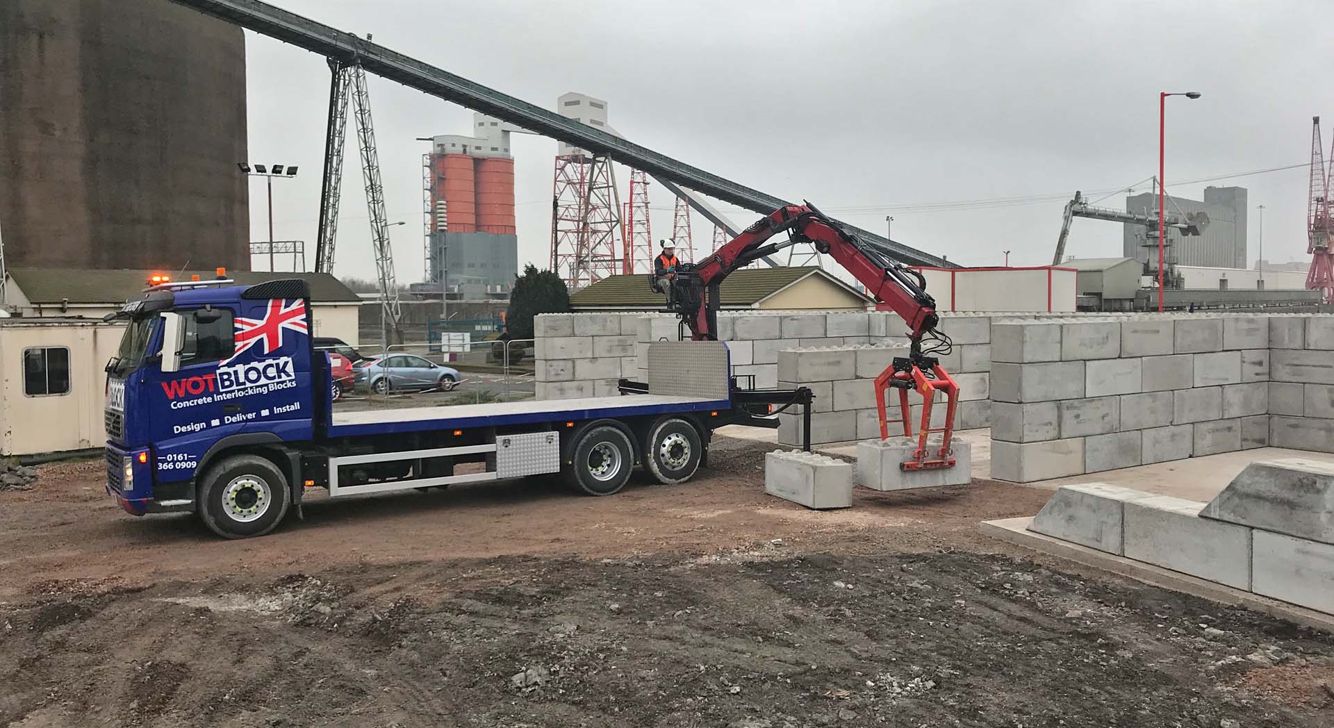 600 x 600mm Block Range Standard Concrete Interlocking Blocks