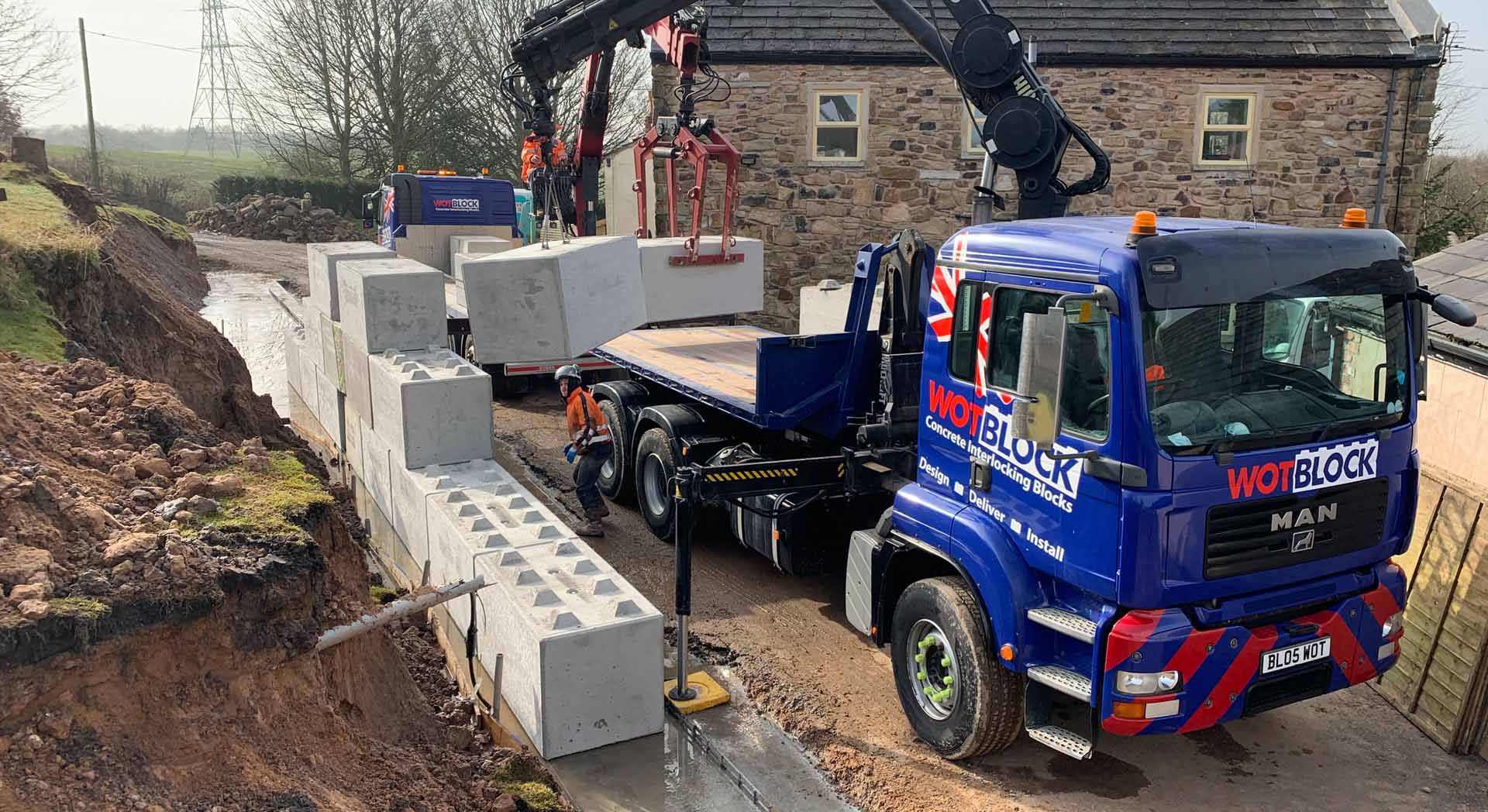 800 x 800mm Block Range Standard Concrete Interlocking Blocks ...