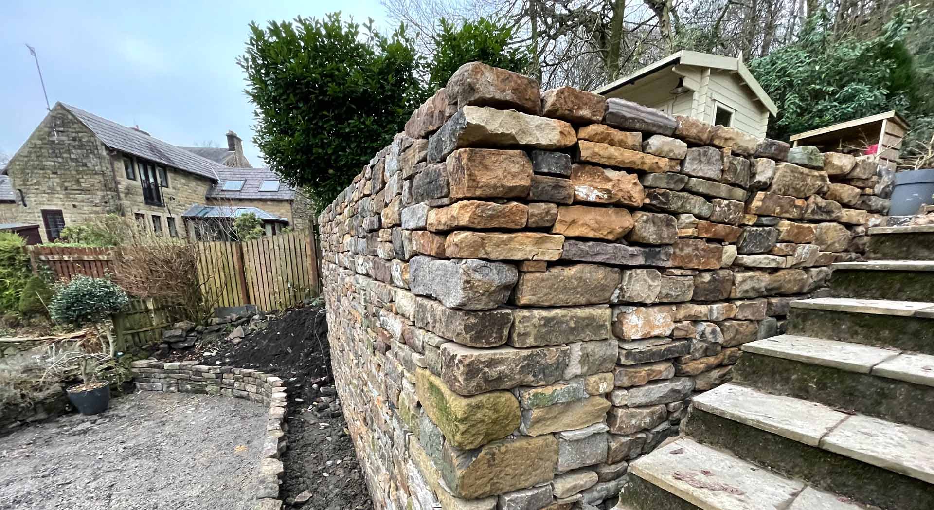 800 x 800mm Flat Top Stone Face Block Range Concrete Interlocking ...