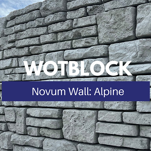Novum Wall Decorative Retaining Wall System | Wotblock UK